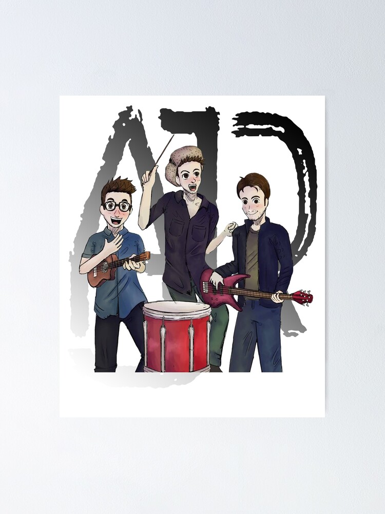 Póster «Vintage Art AJR Pop Band Dibujos animados» de LisaEmily8 ...