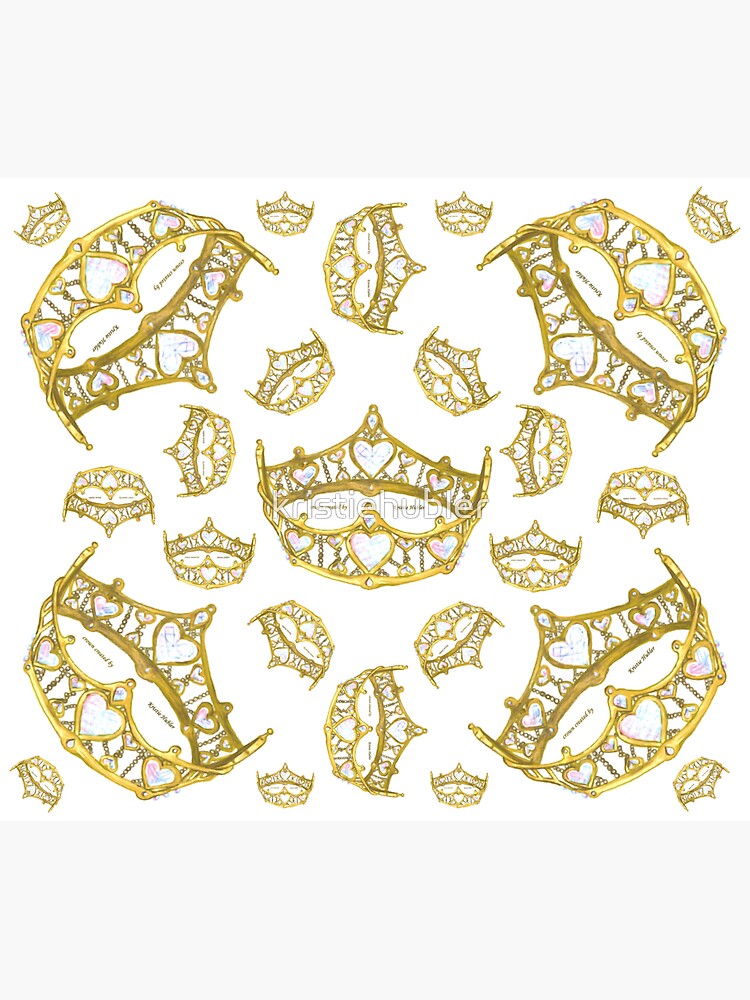 "Queen of Hearts gold crown tiara tossed about by Kristie Hubler ...