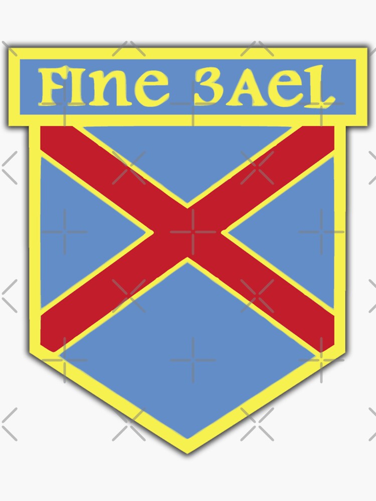 "Logo of Fine Gael Blueshirts" Sticker by Shav | Redbubble