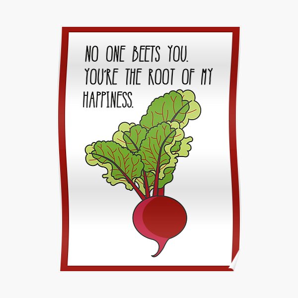 Beet It Print Digital Funny Food Art Plant Lovers Mom Gift Vegetable ...