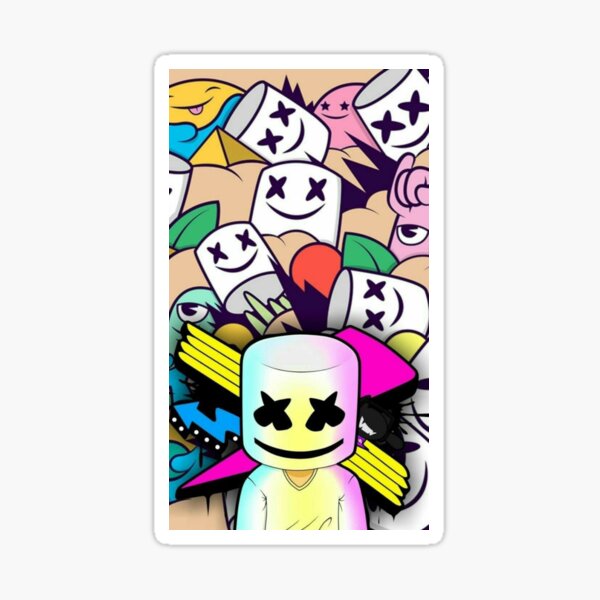 Marshmallo Stickers | Redbubble