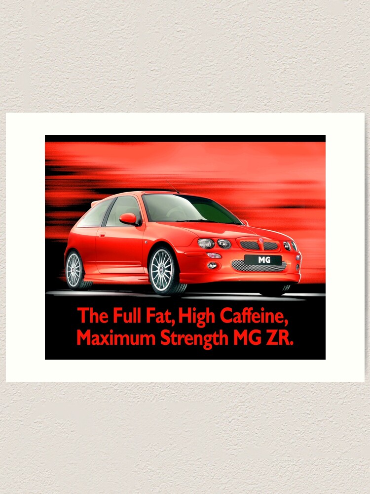 "MG ZR" Art Print for Sale by ThrowbackM2 | Redbubble