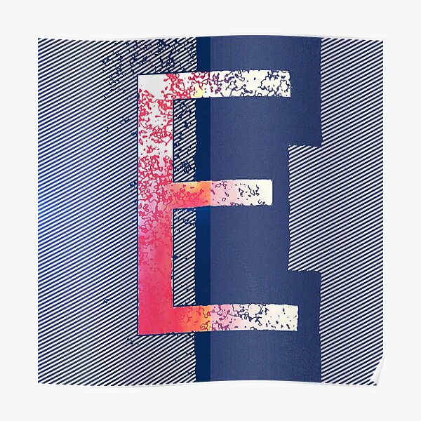 Póster «Letra mayúscula E.» de leobrix | Redbubble