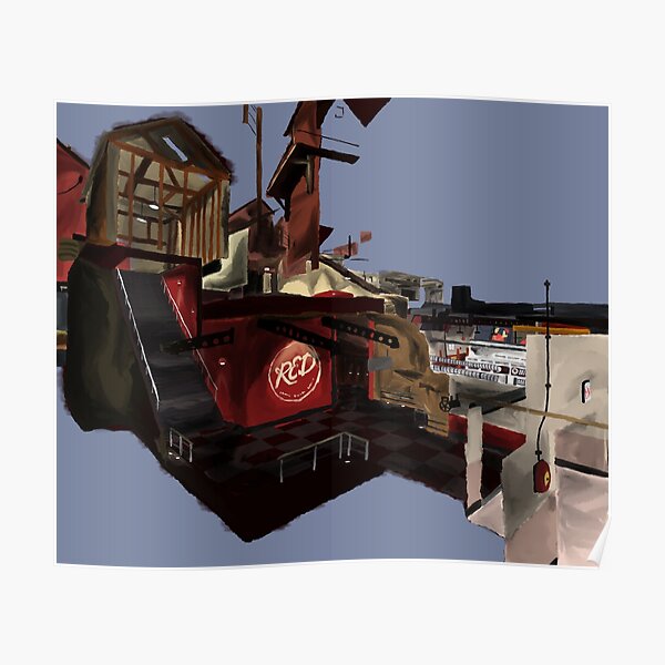 "ctf_2fort" Poster by Juels-ry | Redbubble