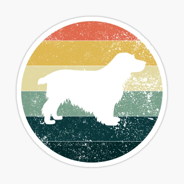 "Cocker Spaniel - Retro Style" Sticker for Sale by meedTee | Redbubble