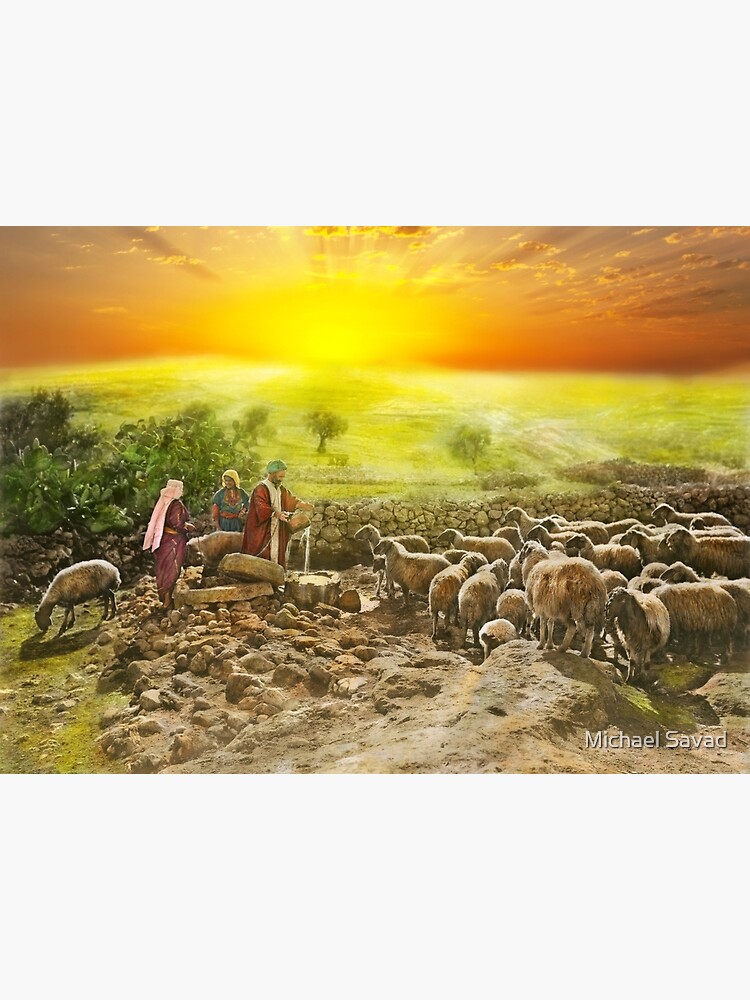 "Bible - Psalm 23 - My cup runneth over 1920" Art Print by mikesavad ...