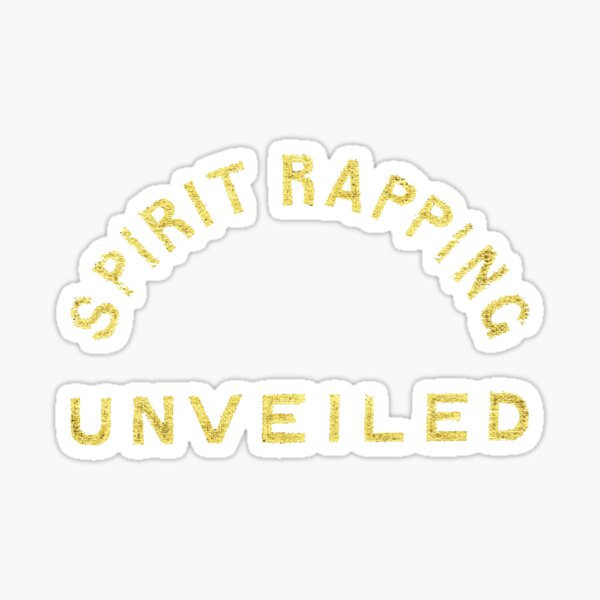 "Spirit Rapping Unveiled" Sticker by PaperClothes | Redbubble