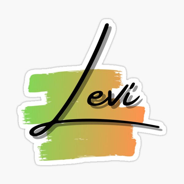 "Levi" Sticker by MarcusLawrence5 | Redbubble