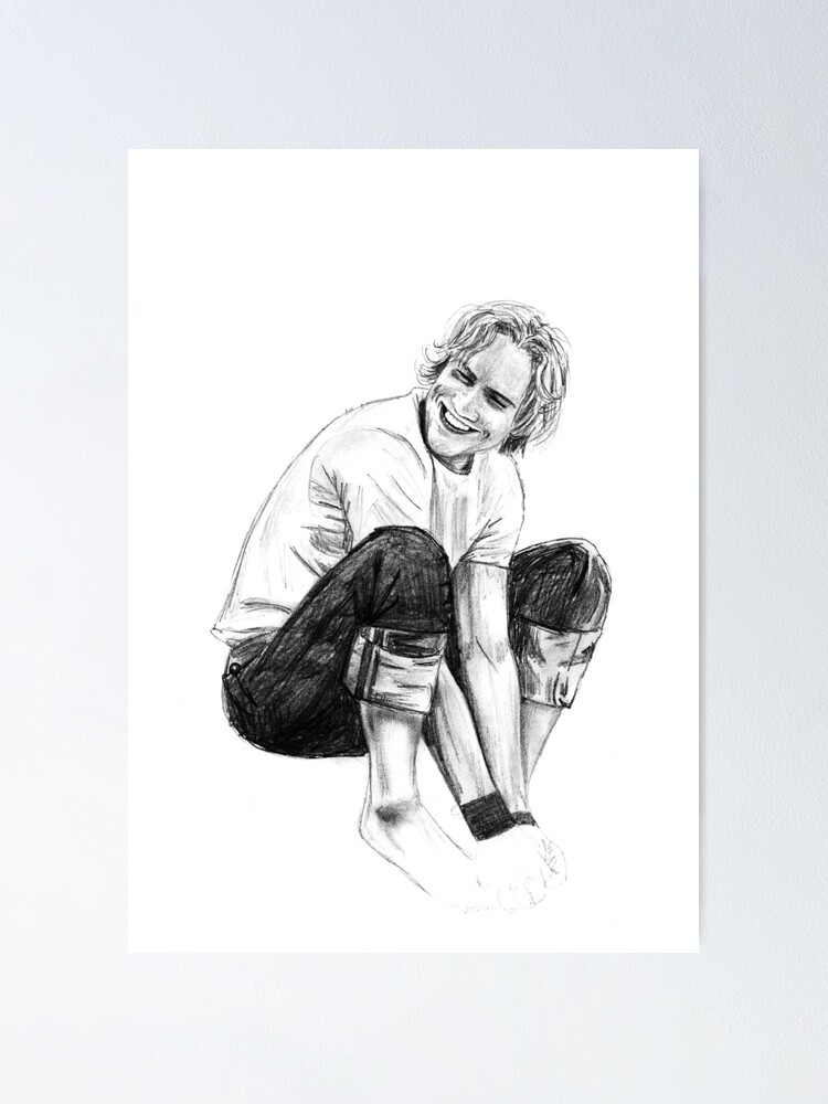 "Heath Ledger Drawing" Poster for Sale by LMPDrawings | Redbubble
