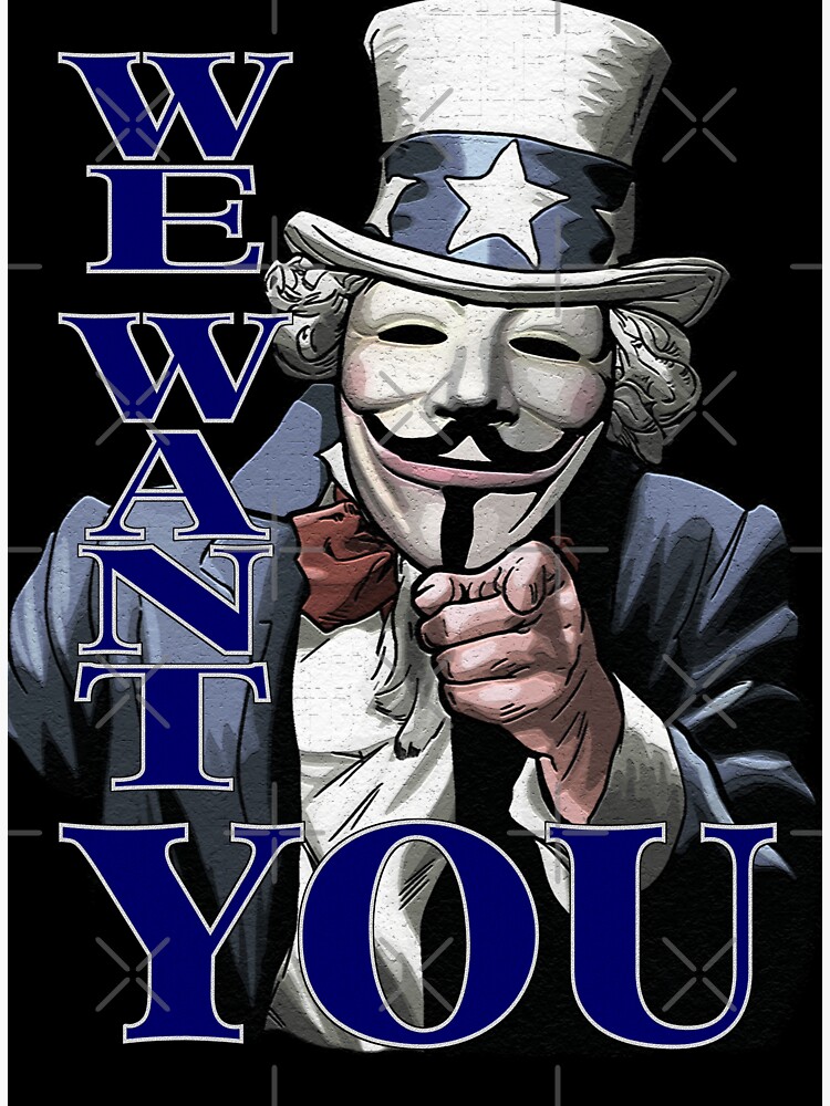 "WE WANT YOU" Sticker by Paparaw | Redbubble