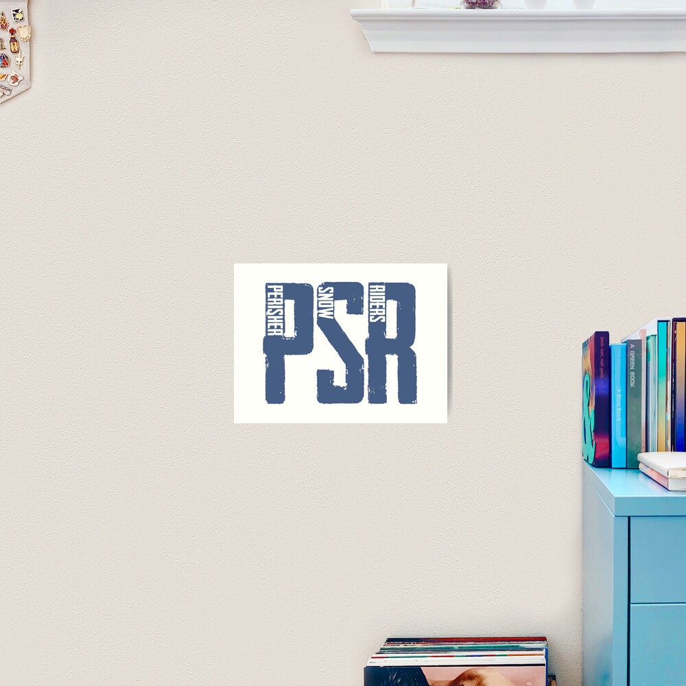 "PSR logo" Art Print by dtgm | Redbubble