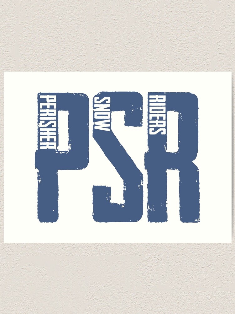 "PSR logo" Art Print by dtgm | Redbubble
