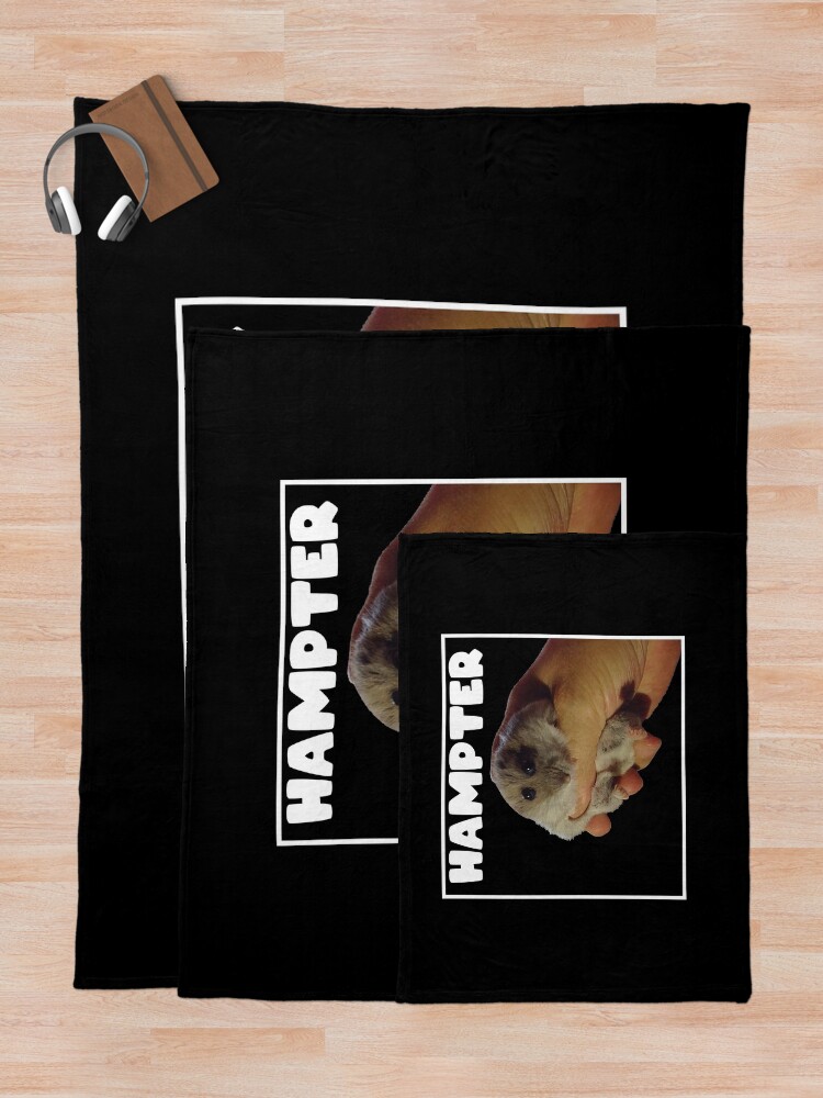 "Hampter Meme Hamster" Throw Blanket for Sale by Altohombre | Redbubble