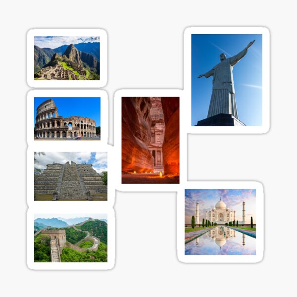"Seven Wonders of the World - Taj Mahal, the Colosseum, the Chichen ...