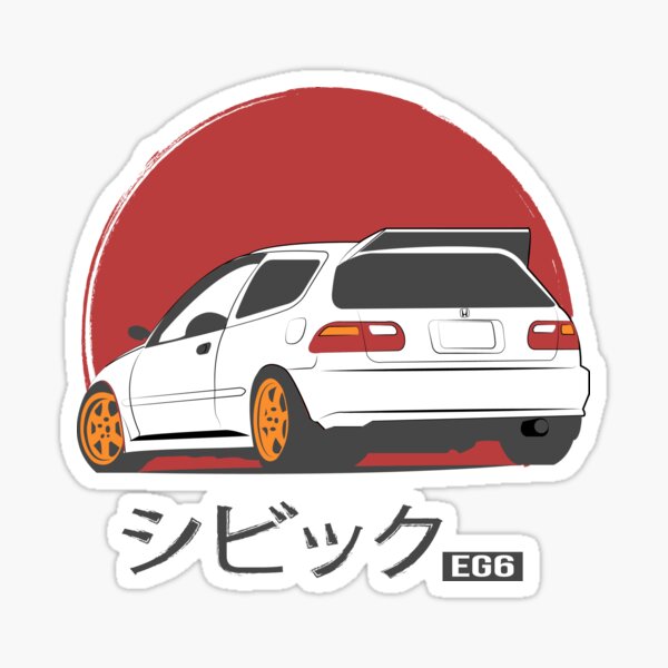 "Japan EG6 " Sticker by Alice555 | Redbubble