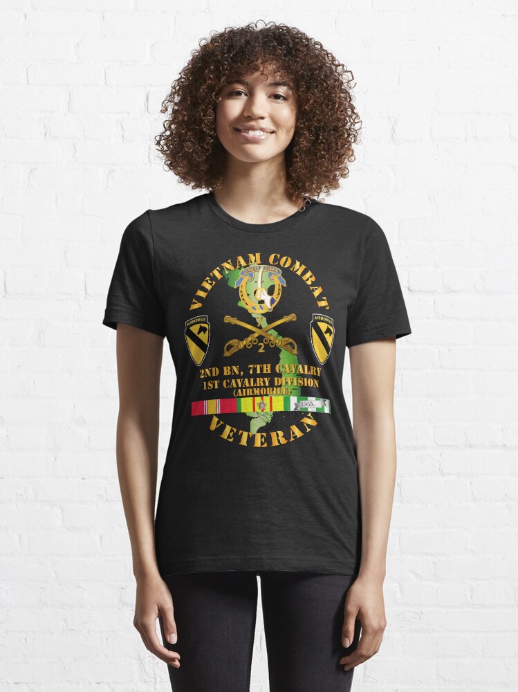 "Army - Vietnam Combat Cavalry Veteran w 2nd Bn 7th Cav DUI - 1st Cav ...