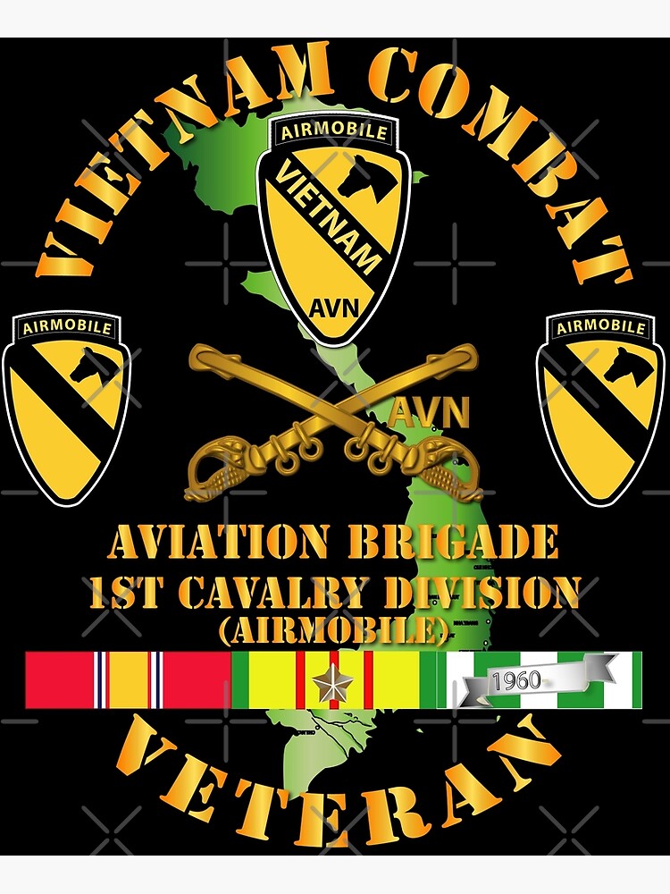 "Army - Vietnam Combat Cavalry Veteran w Aviation Brigade - 1st Cav Div ...