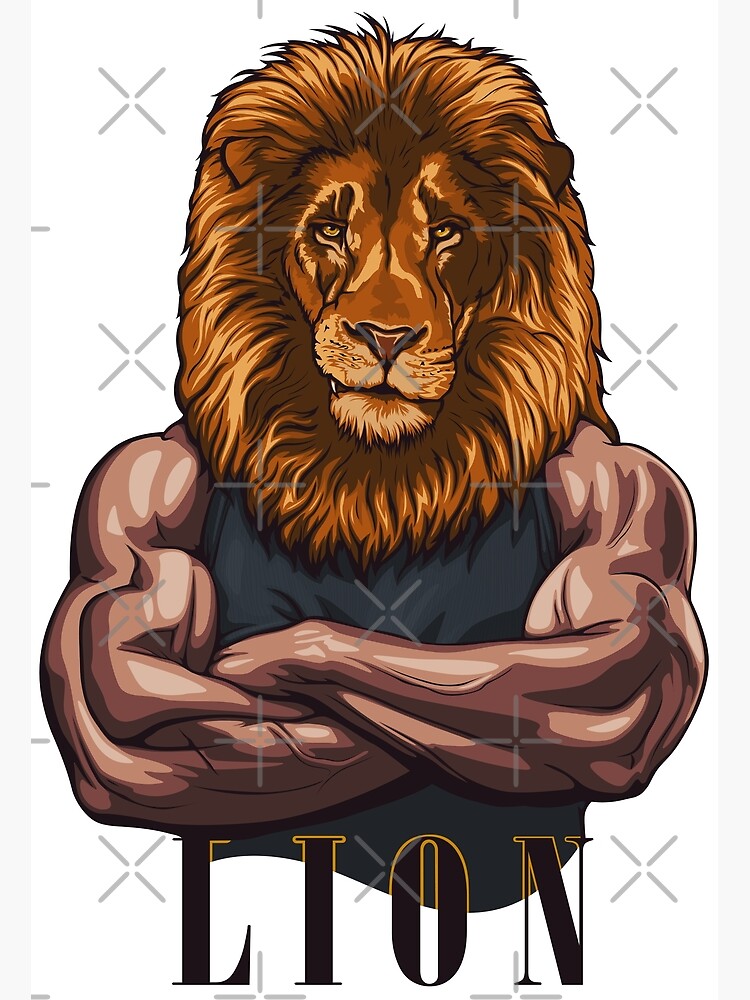 "lion power" Poster by alik7 | Redbubble