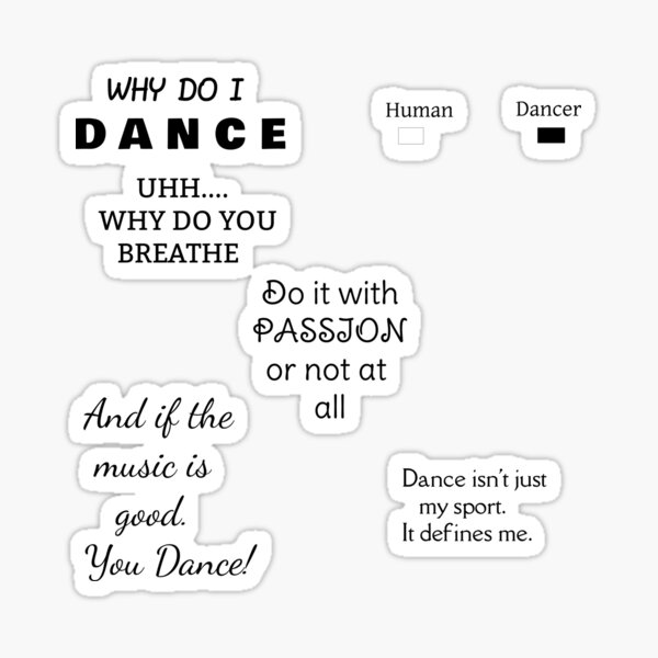 "The Dancer Aesthetic" Sticker by TaesStudios | Redbubble