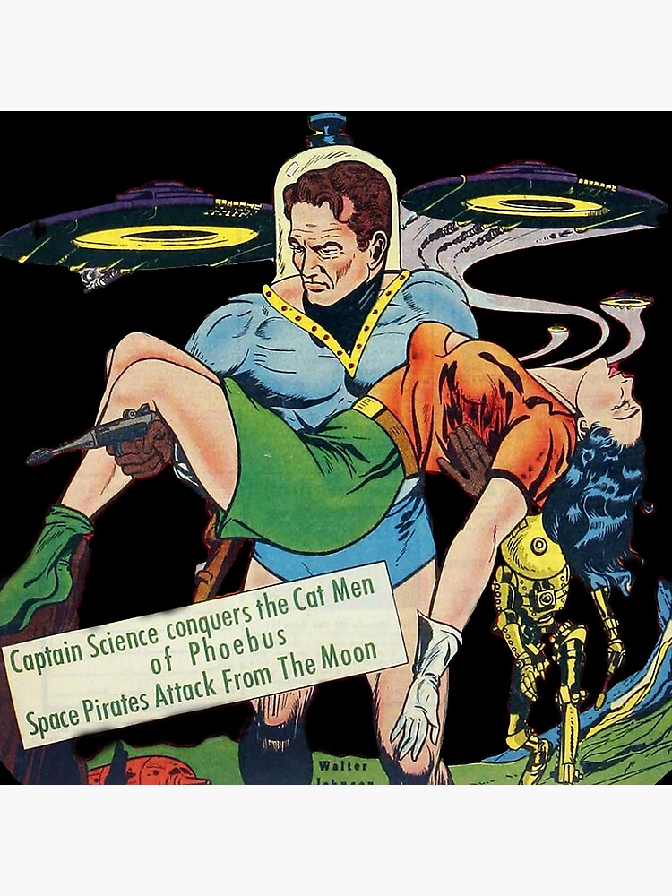 "Incredible space captain !!" Poster for Sale by Aurea-Comics | Redbubble