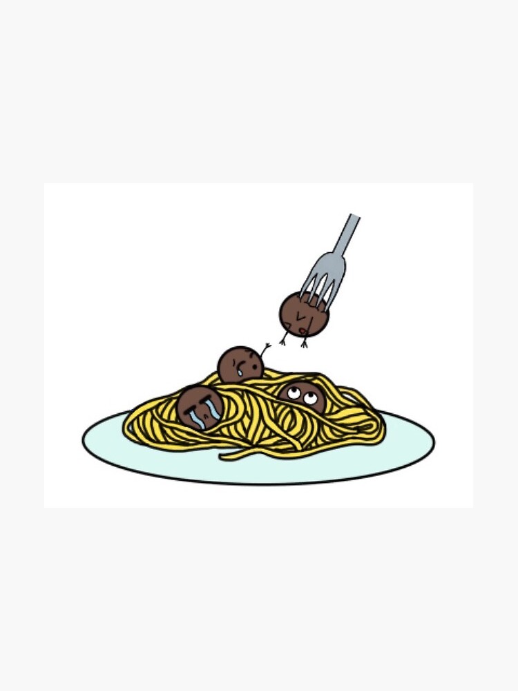 "Sad Spaghetti" Sticker for Sale by Koli16 | Redbubble