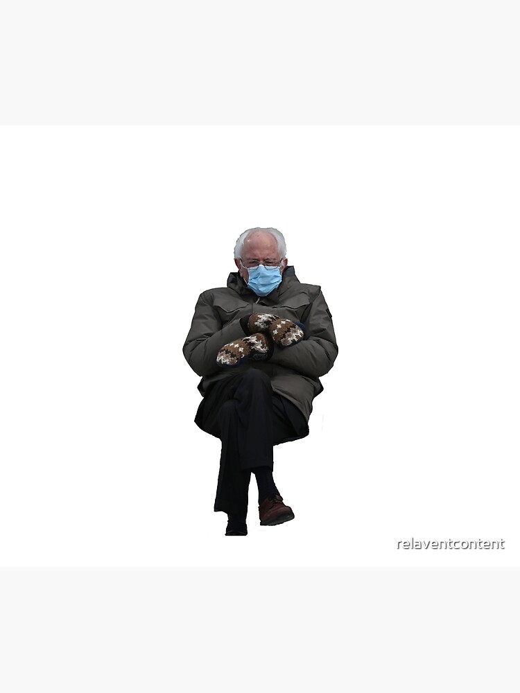 "Bernie Sanders Mittens meme" Poster for Sale by relaventcontent ...