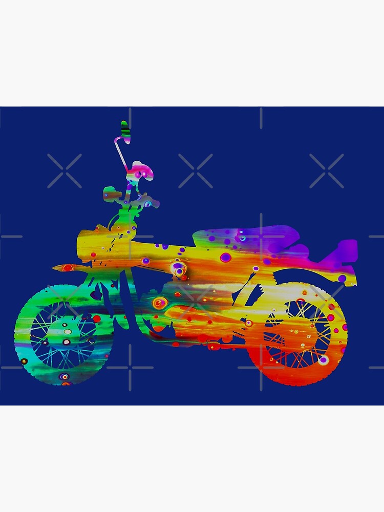 "Off Road Splatter Mini Bike Hobby " Art Print for Sale by SketchEguy ...