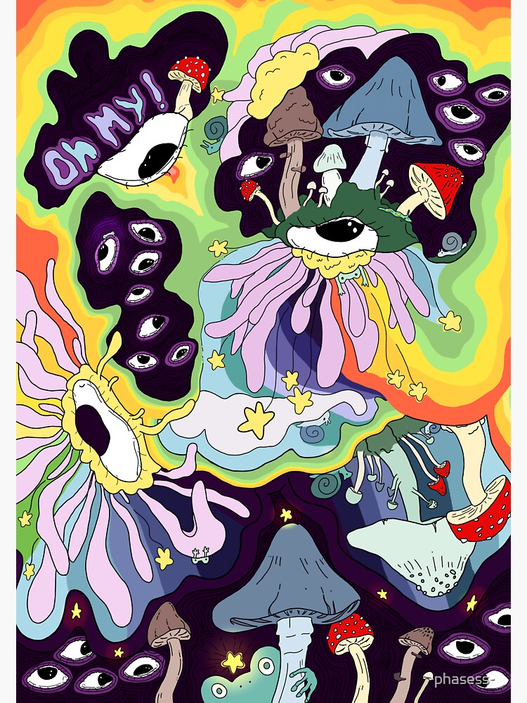 "Trippy Life" Sticker for Sale by -phasess- | Redbubble