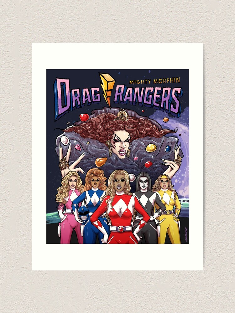 "Drag Rangers" Art Print for Sale by mannequinsart | Redbubble