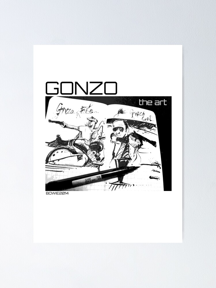 "Gonzo" Poster by john76 | Redbubble