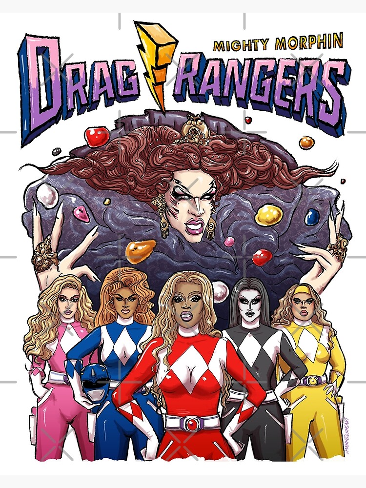 "Drag Rangers" Poster for Sale by mannequinsart | Redbubble