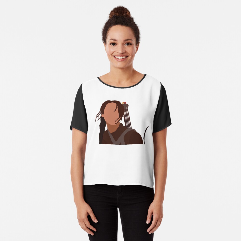 "katniss Everdeen " Sticker for Sale by bloomingstars | Redbubble