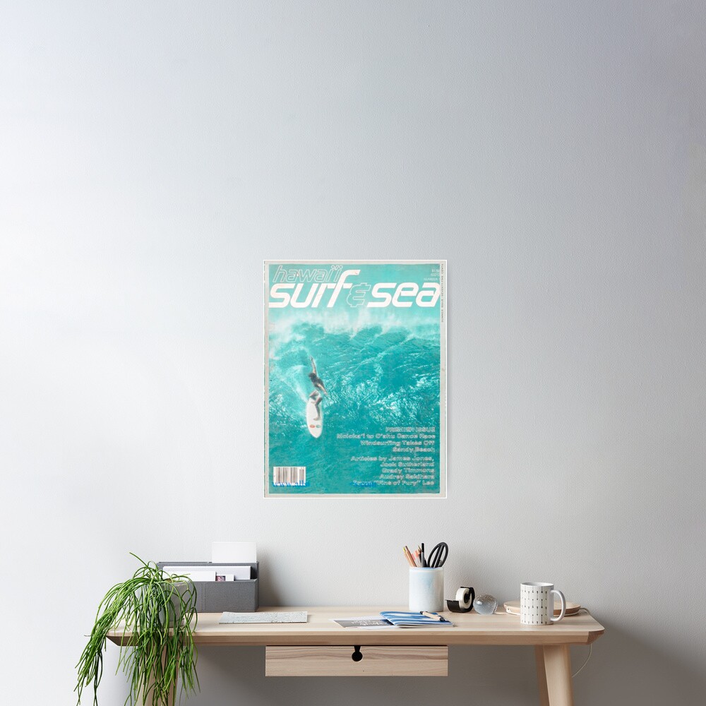 "vintage surfer magazine cover poster" Poster for Sale by london ...