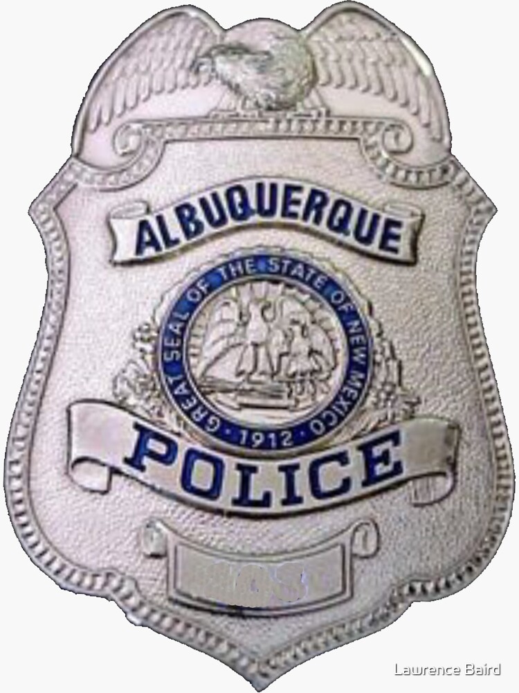 "Albuquerque Police Badge" Sticker for Sale by Lawrence Baird | Redbubble