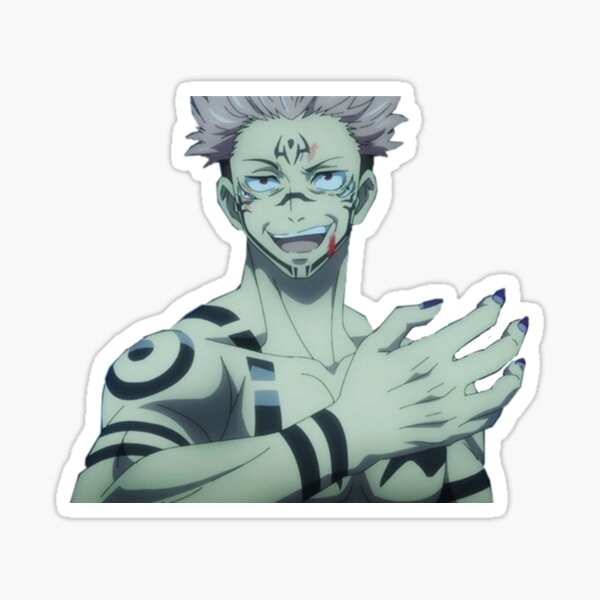 "Sukuna Sticker" Sticker for Sale by BellaReii | Redbubble