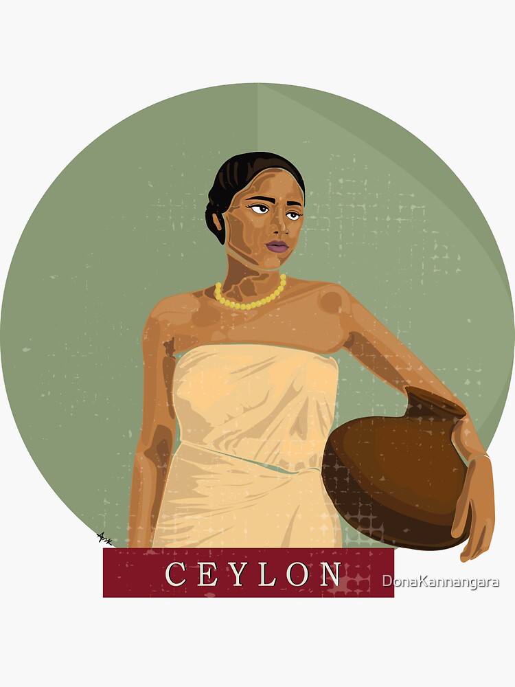 "Sri Lanka - Ceylon Vintage - The Clay Pot" Sticker by DonaKannangara ...