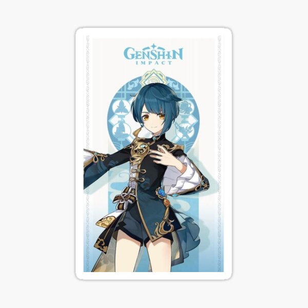 "Xingqiu Genshin Impact" Sticker for Sale by Modud Moin | Redbubble