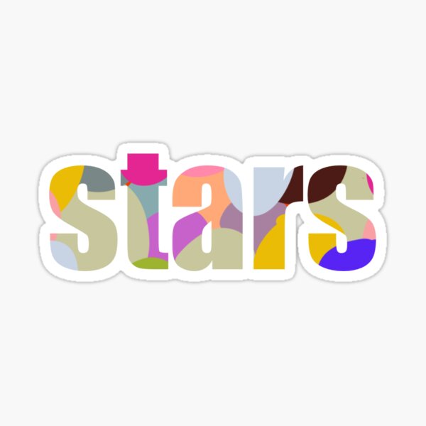 "Stars sticker color" Sticker by sheen-ideas | Redbubble