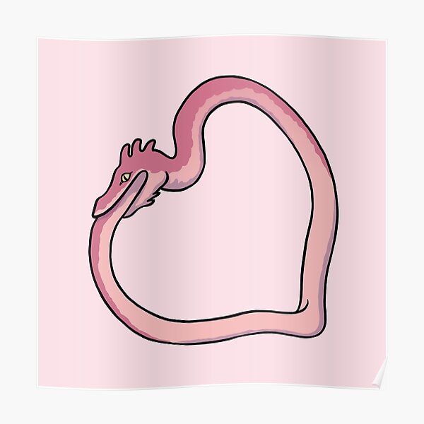 "Ouroboros Heart" Poster for Sale by aavril | Redbubble