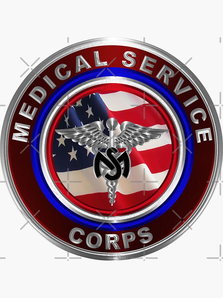 "Army Medical Service Corps " Sticker for Sale by SoldierAlways | Redbubble