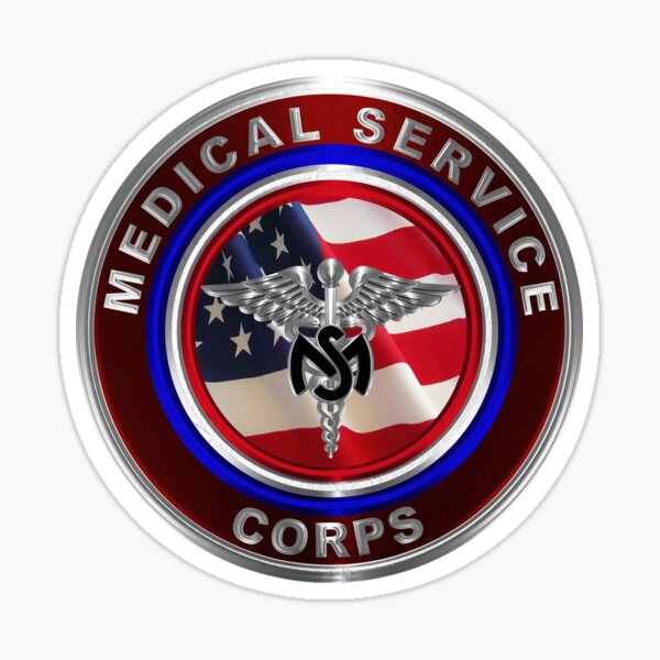 "Army Medical Service Corps " Sticker for Sale by SoldierAlways | Redbubble