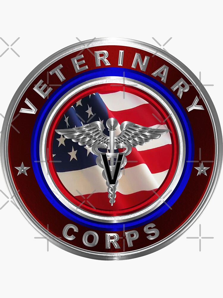 "Army Veterinary Corps " Sticker for Sale by SoldierAlways | Redbubble
