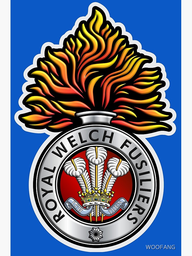 "ROYAL WELCH FUSILIERS" Poster for Sale by WOOFANG | Redbubble