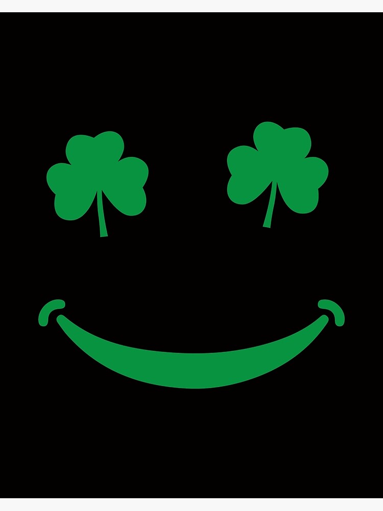 "Shamrock Smile Smiley Face" Art Board Print for Sale by sasigifts ...
