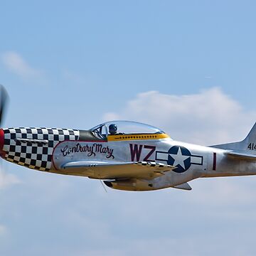 "North American P-51D Mustang Contrary Mary" Sticker for Sale by ...