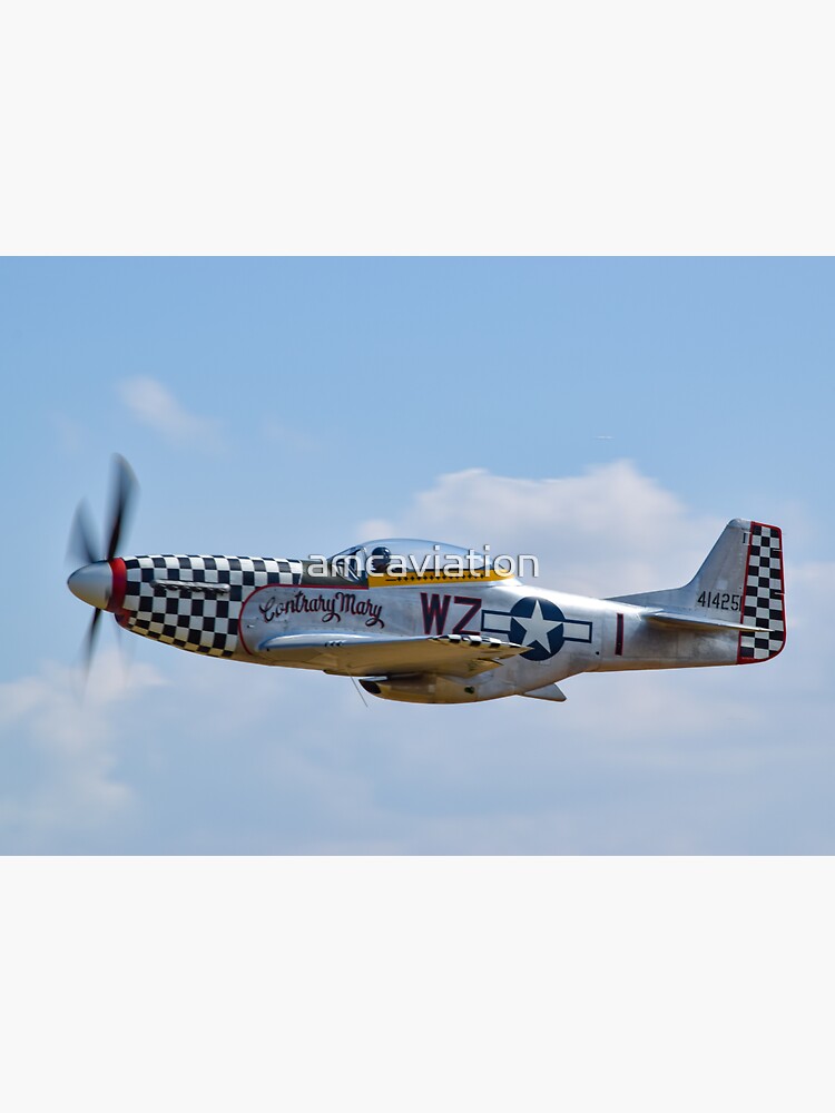 "North American P-51D Mustang Contrary Mary" Sticker for Sale by ...