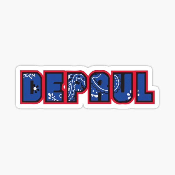 "Depaul Bandana" Sticker for Sale by Stickerfy1 | Redbubble