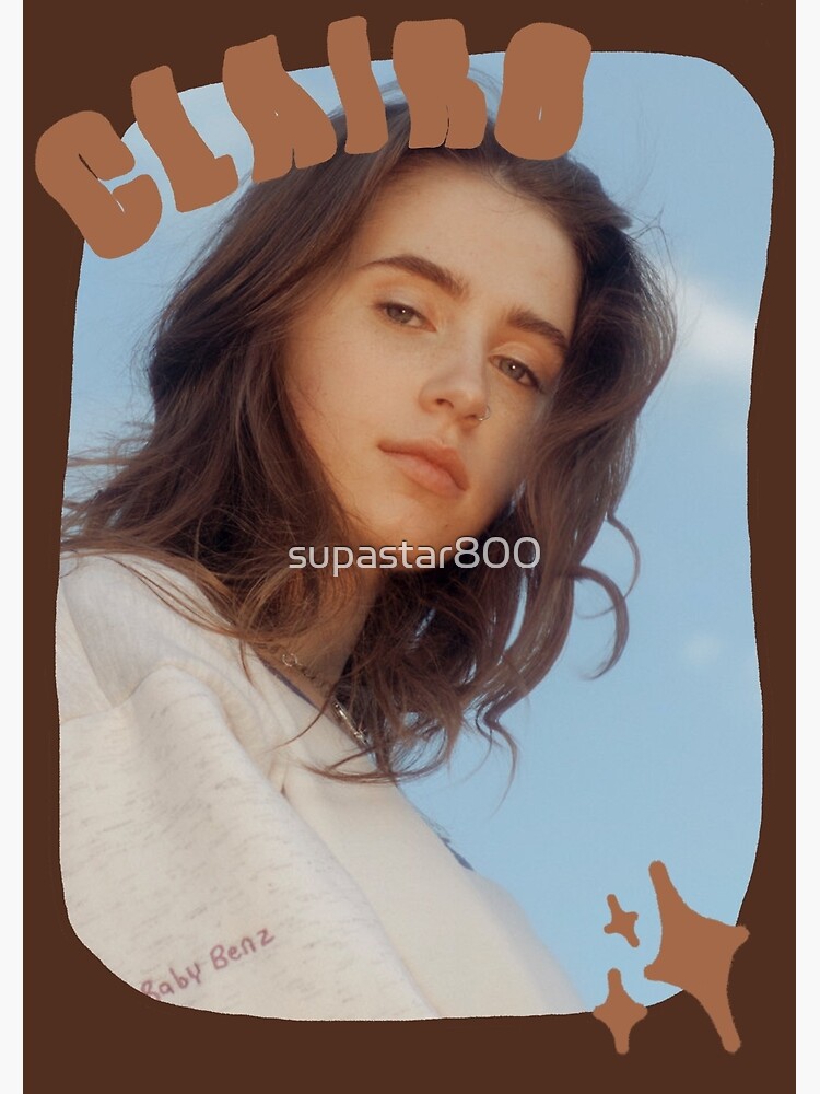 "Clairo Poster (brown)" Poster by supastar800 | Redbubble