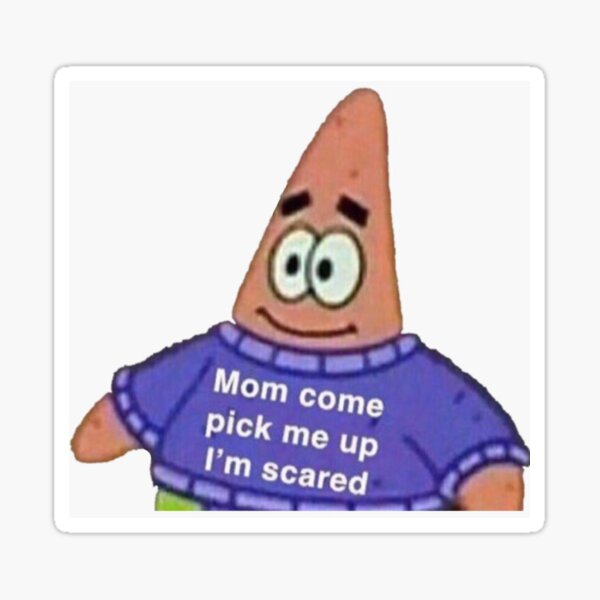 "Patrick Meme" Sticker by eascoastdesigns | Redbubble