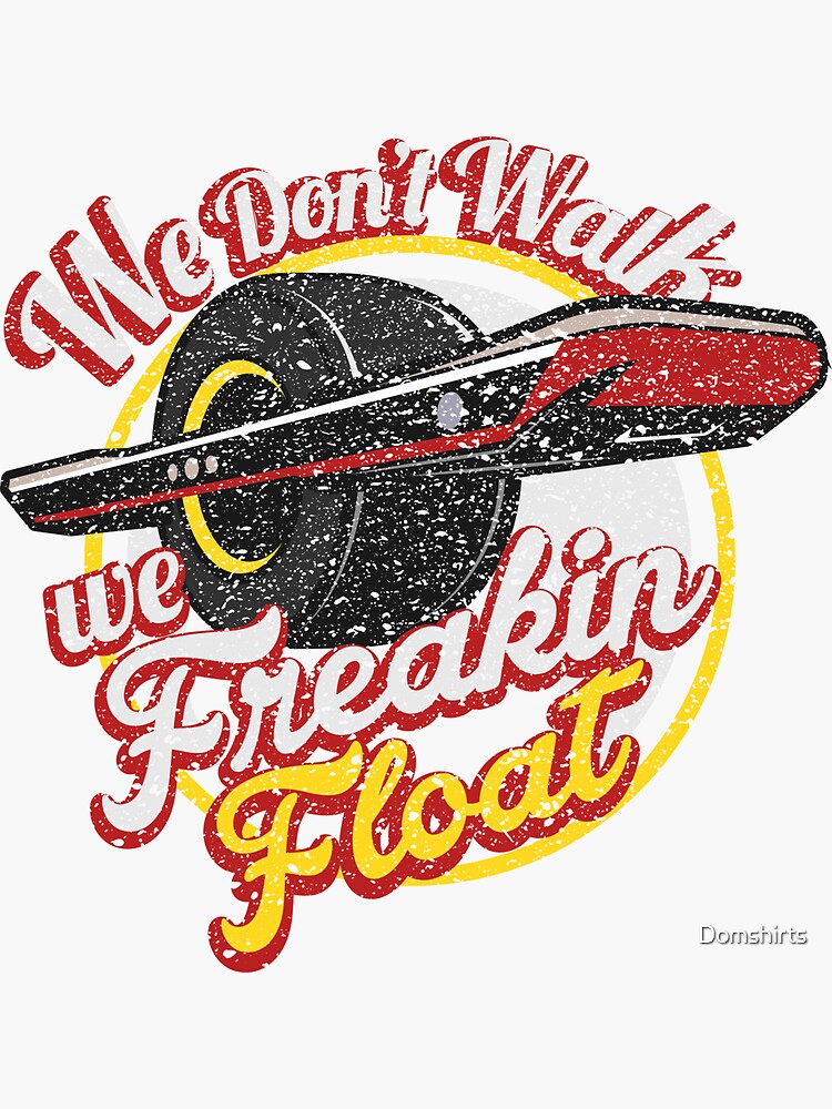 "Vintage Float on One Wheel Electric Skateboard Illustration Art Gift ...
